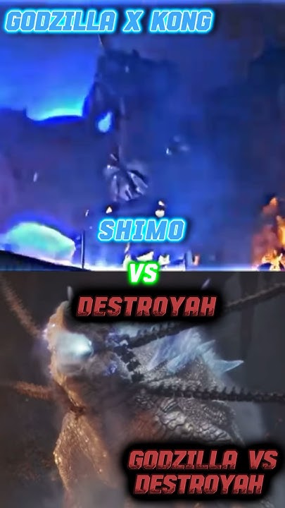 I’m back |Destroyah vs Shimo & Evolved Godzilla vs Burning Godzilla| #godzillaedit #edit - YouTube