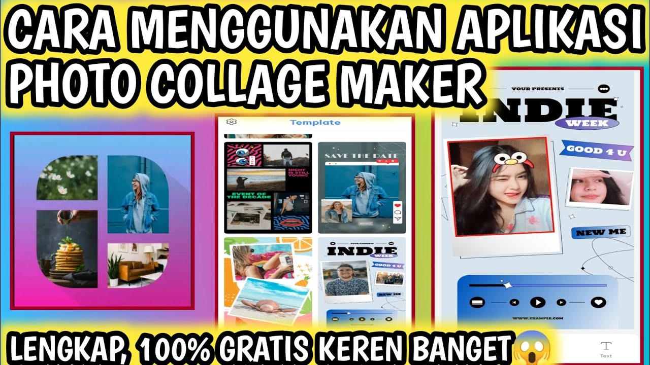 Cara Menggunakan Aplikasi Photo Collage Maker || Cara Edit Foto Di ...