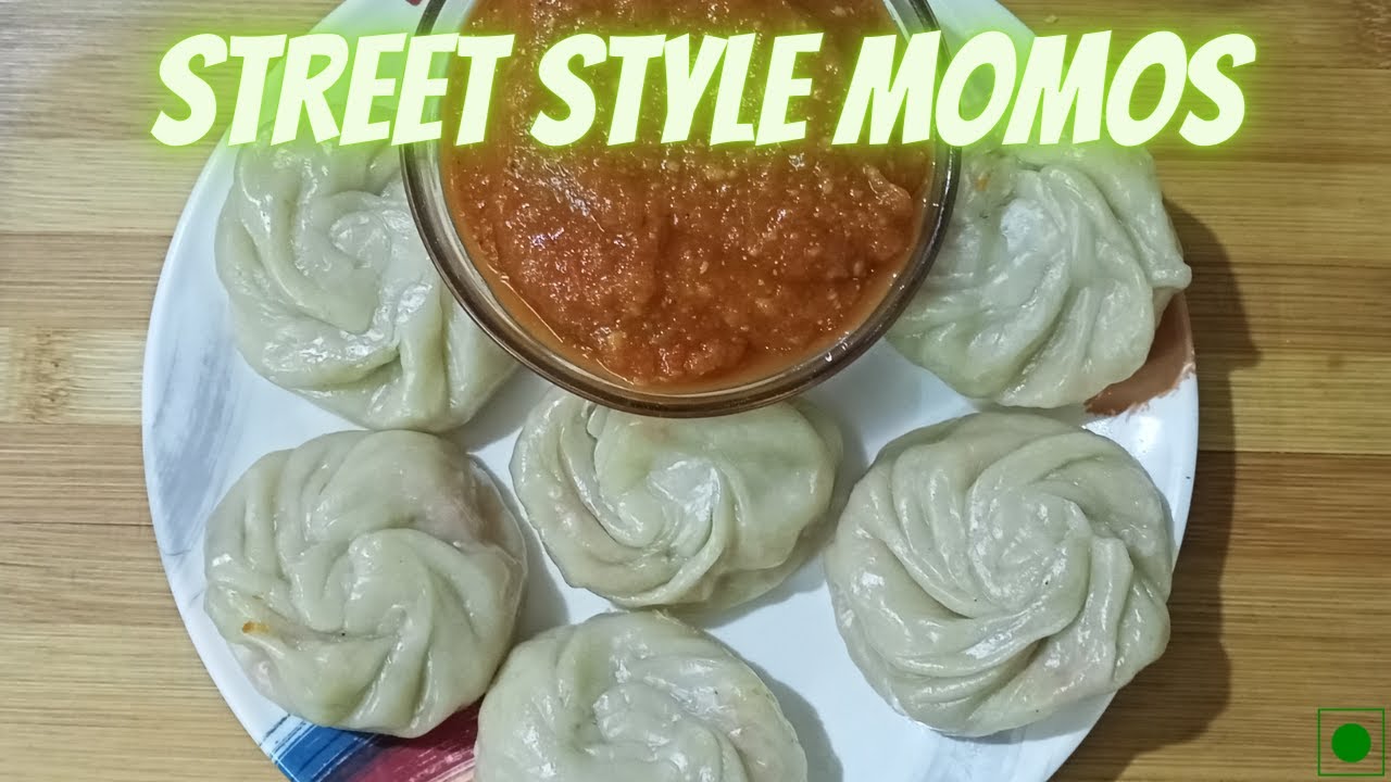 Street style spicy momos at home || Vegetable momos recipe || Street ...