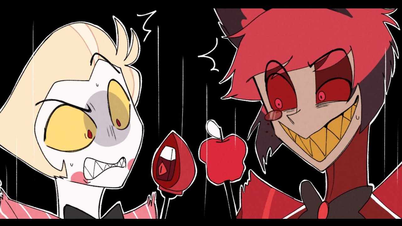 Alastor and Lucifer SWITCH CANES?! (Hazbin Hotel Comic Dub) - YouTube