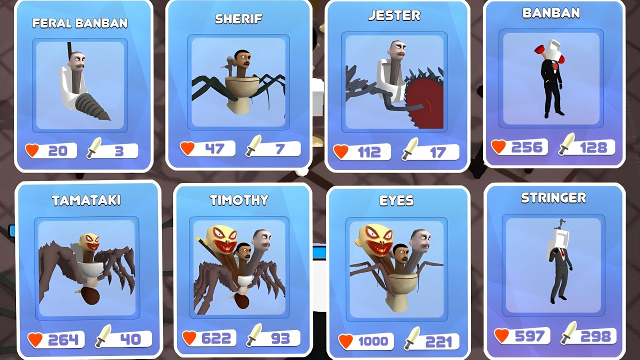 HEAD TOILET : Monster Battle ⭐ Merge Simulator Battles ( P1 ) - YouTube