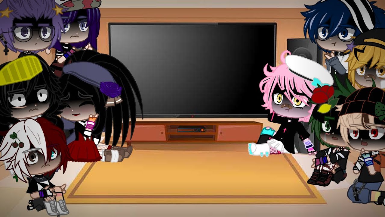 Class 1A + Aizawa react to My MHA videos (Angst) (BkDk) 2/? - YouTube