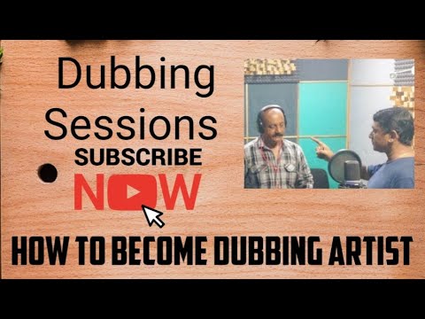 HOW TO BECOME A DUBBING ARTIST #dubbing #voiceover #crashcourse# ...
