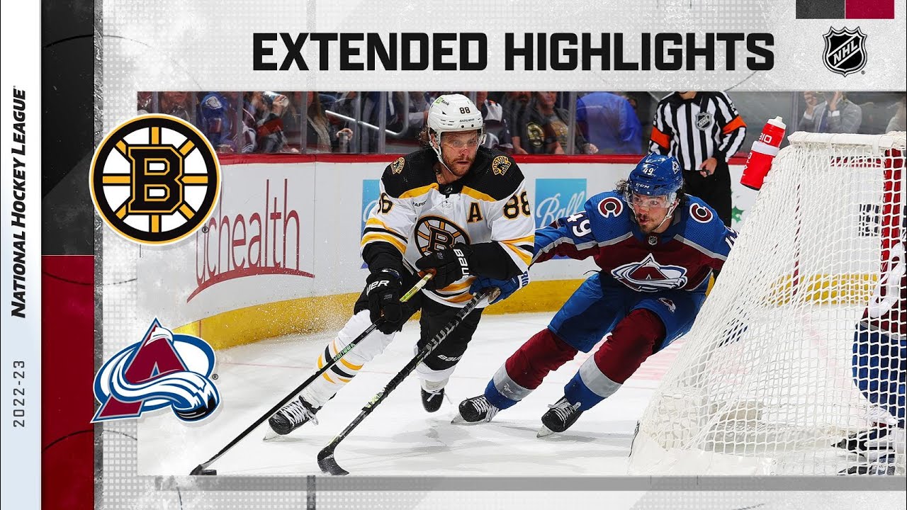 Boston Bruins vs. Colorado Avalanche Dec 7, 2022 HIGHLIGHTS - YouTube