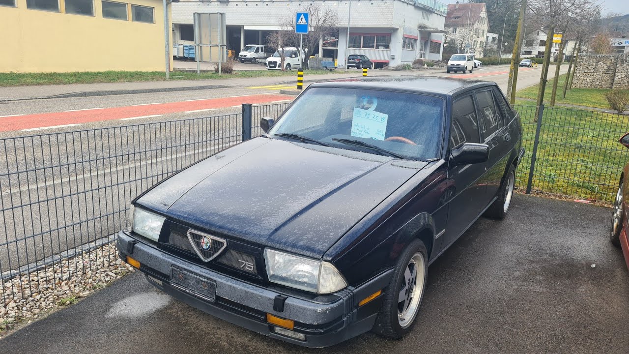 Alfa Romeo 75 Milano - YouTube