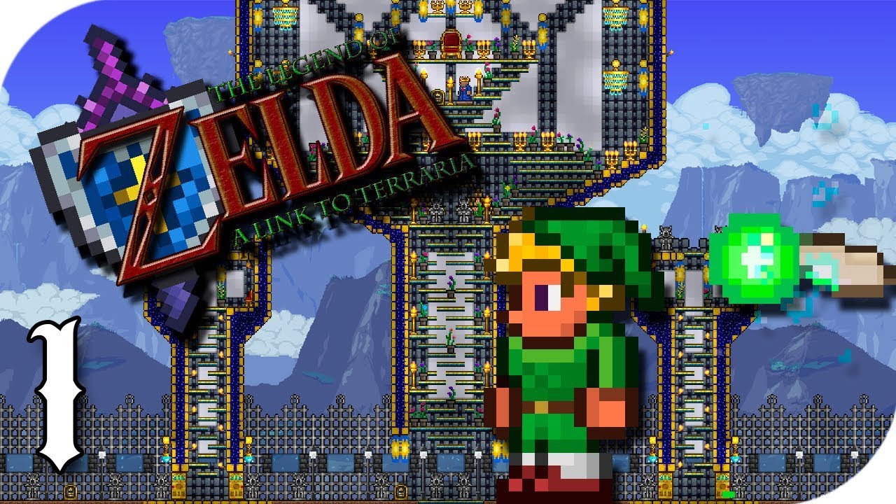 ПРИВЕТ, Я ЛИНК! - Terraria The Legend of Zelda #1 - YouTube