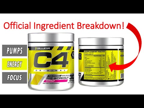C4 Pre-Workout by Cellucore | Official Ingredient Breakdown! C4 Pre ...
