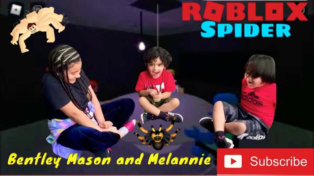 PLAYING ROBLOX SPIDER GAME////// Real Life pretend play - YouTube