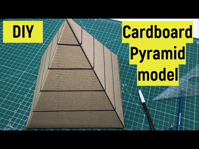 How To Make A Pyramid Out Of Poster Board