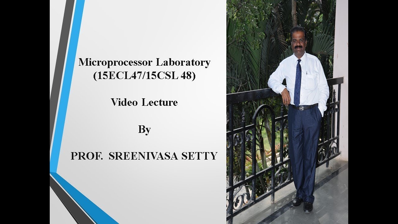 Lecture-3:Microprocessor Laboratory|15ECL47/15CSL48| Programmer's Model ...