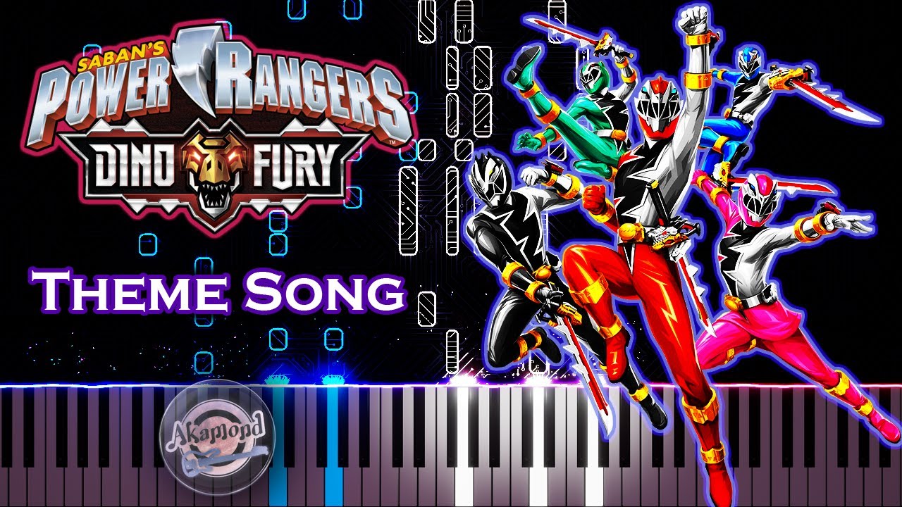 Power Rangers Dino Fury Theme Piano Cover and Tutorial - YouTube