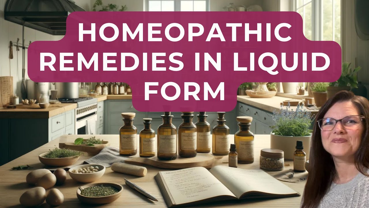How to make a Homeopathic Medicine in liquid form - YouTube