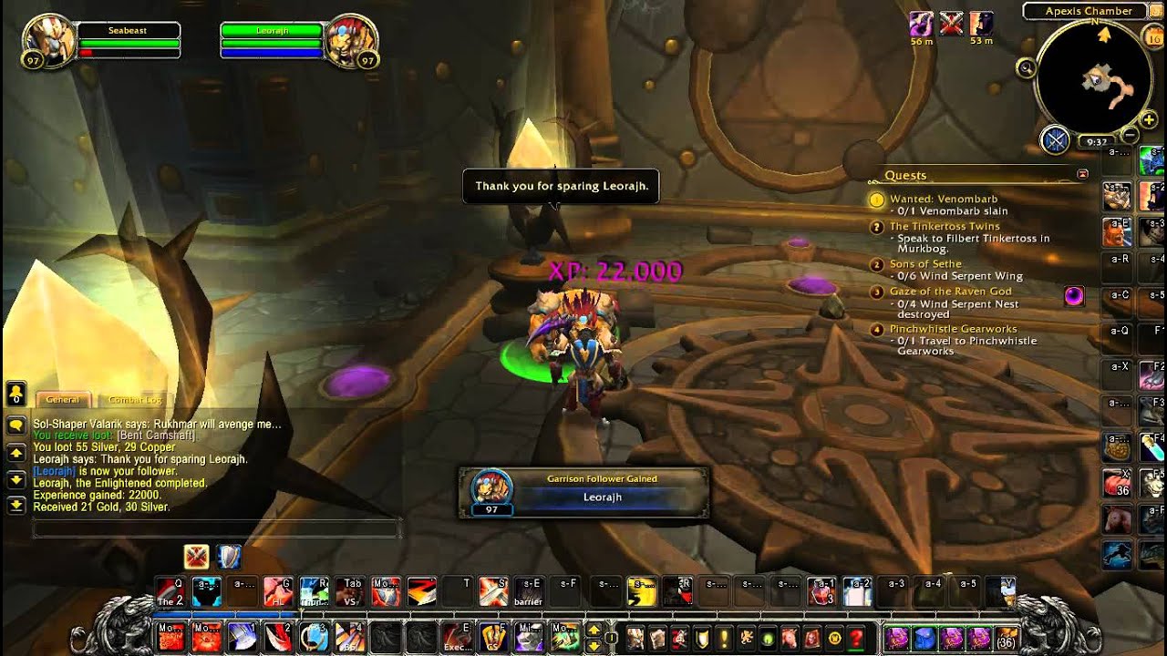 Wod 6.0.3 Follower Guide-Leorajh - YouTube