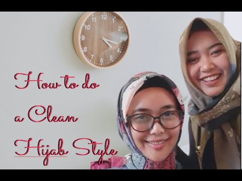 Hijab Tutorial: How to do a Clean Hijab Style - YouTube