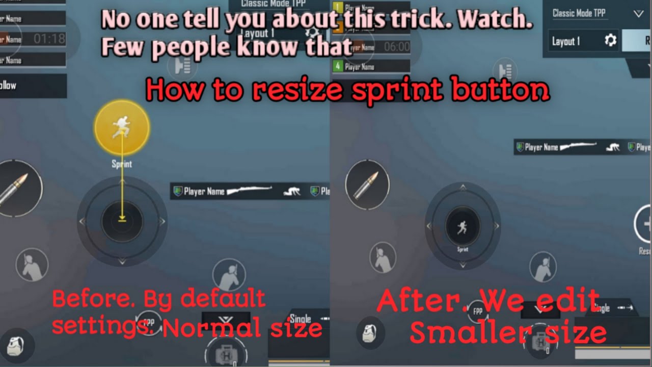 How to resize sprint button| 1% people know about this trick | how to ...