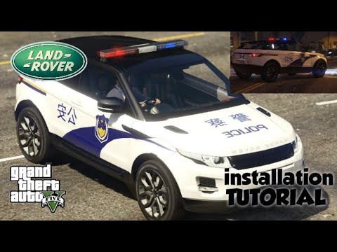 How to change all police cars in to Range Rover Evoque | Tutorial ...