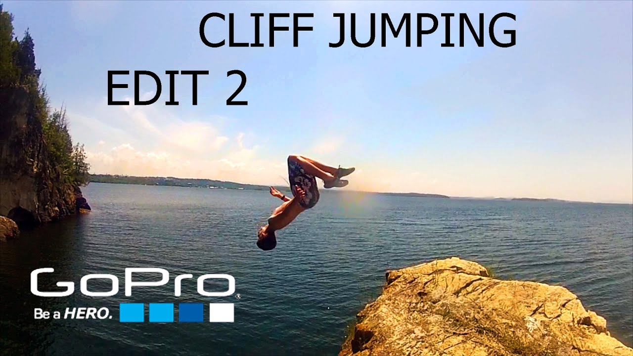Cliff Jumping 2 GoPro HERO 3 - YouTube