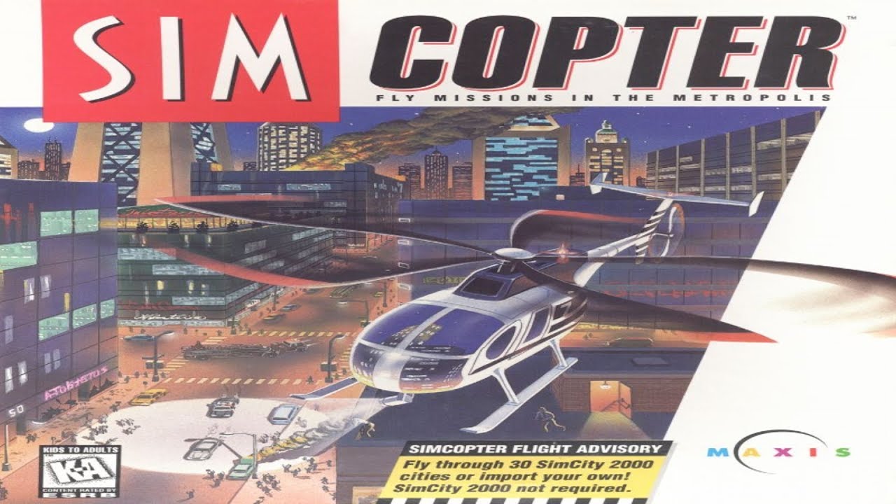 SimCopter: Retro City (Custom Map) - YouTube