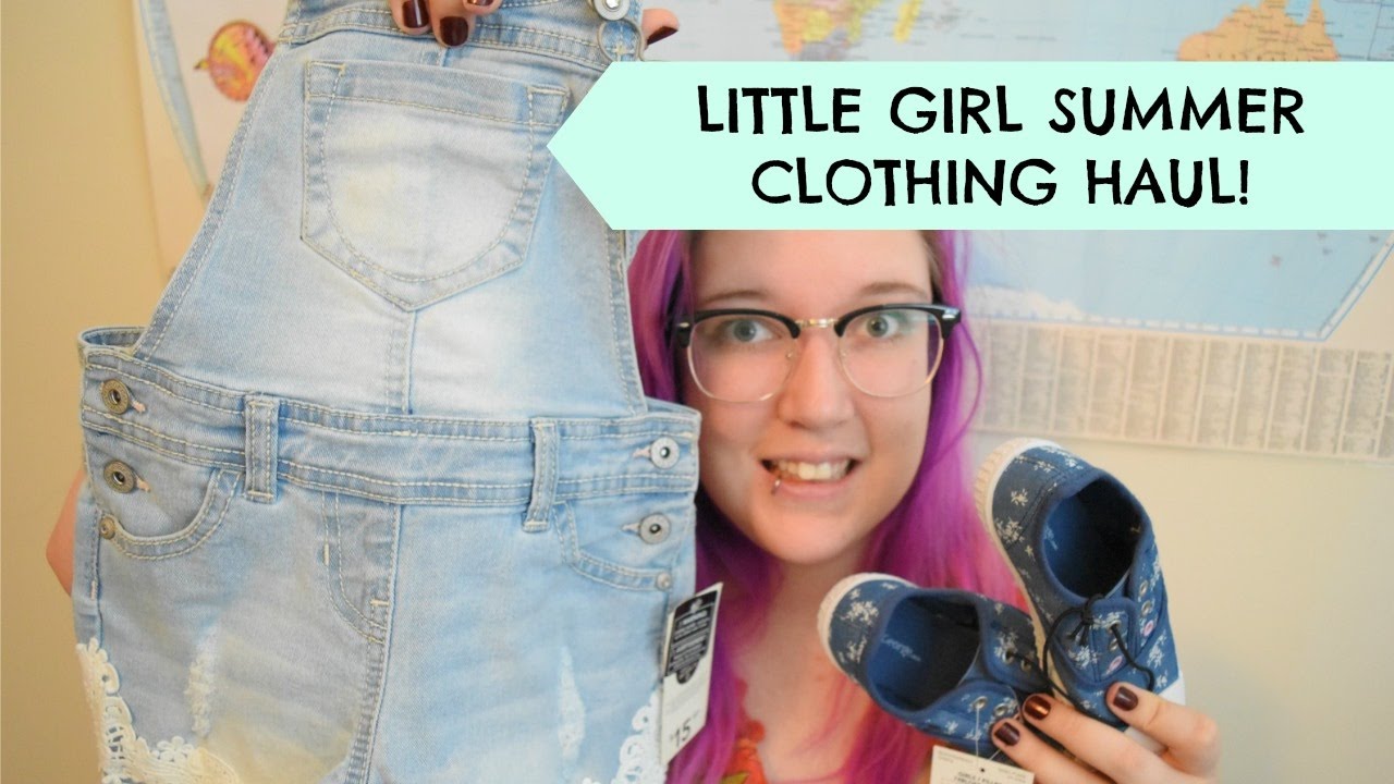 Girl Summer Clothing Haul - Walmart - YouTube