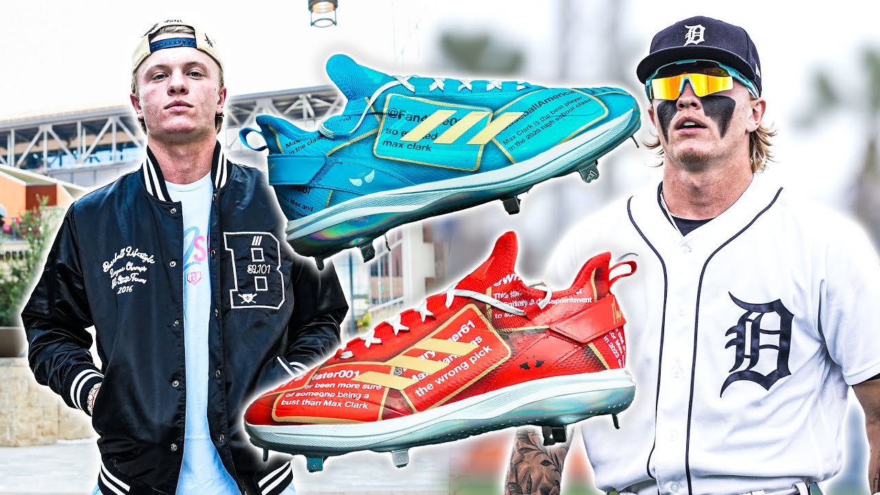 Max Clark Designed Cleats To Silence The Haters - YouTube