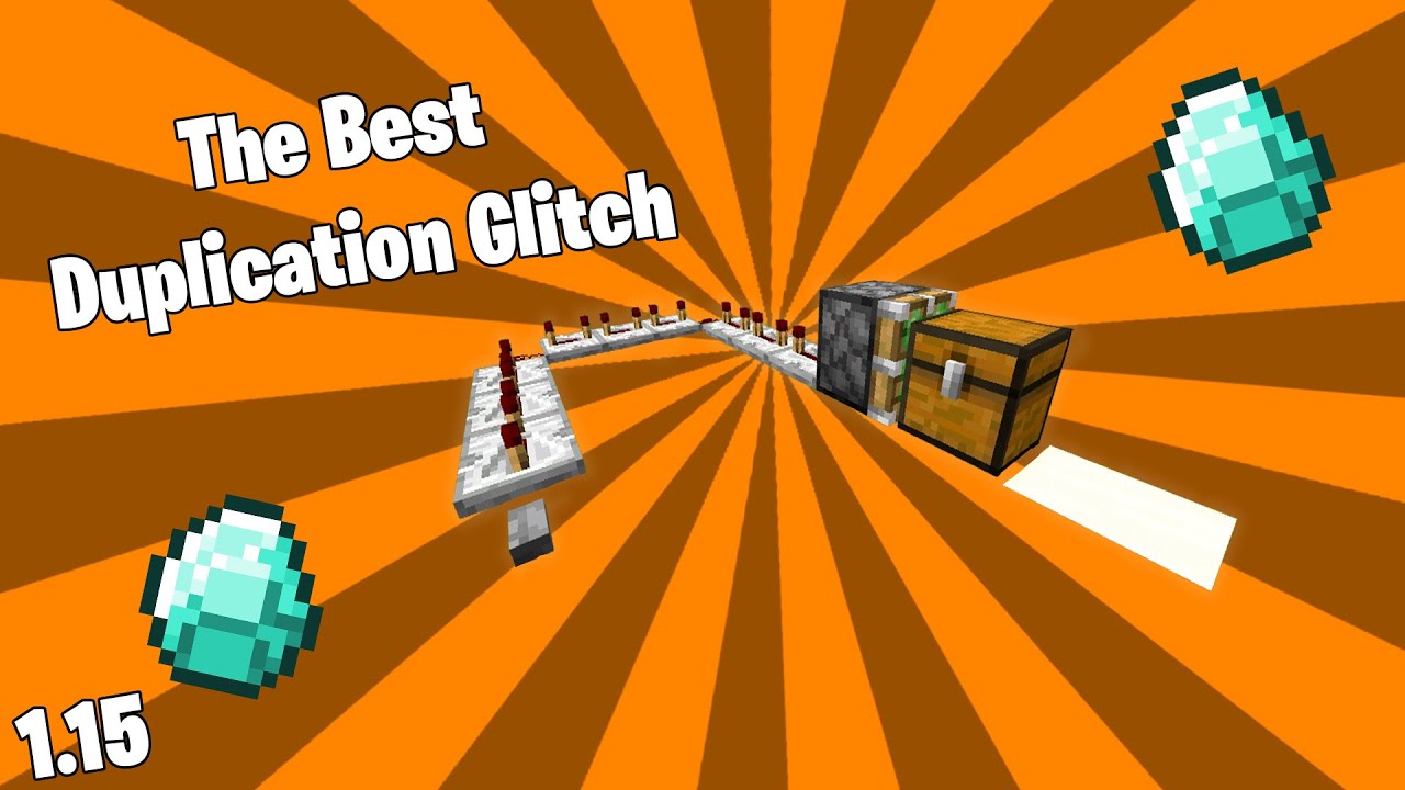 Minecraft 1.15 | Simplest Duplication Glitch | Bedrock Edition Glitch ...