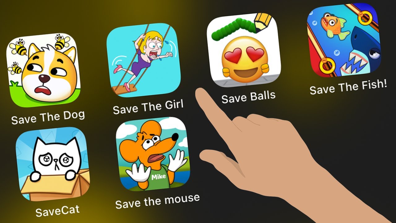 6 Save the iOS Games - Save the Dog,Save the Girl,Save the Balls,Save ...