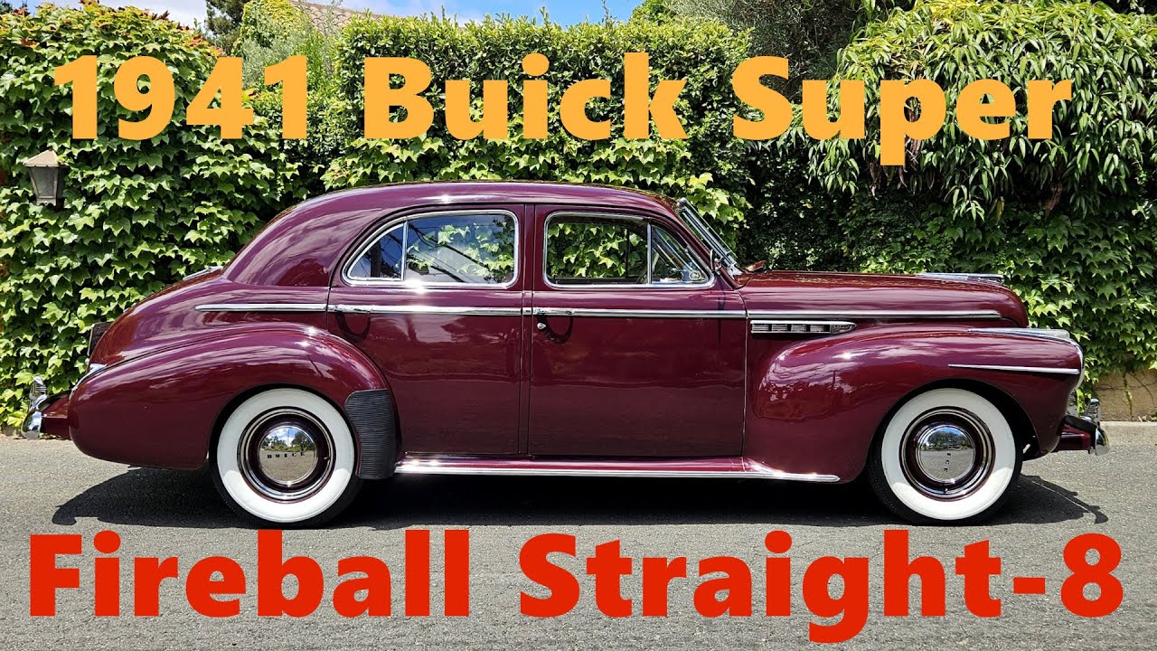 1941 Buick Super for Sale [Fireball Straight-8] - YouTube