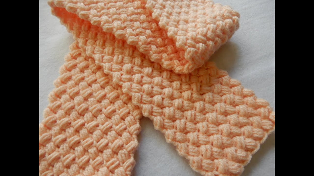 Crochet Scarf Tutorial | One Row Repeat - YouTube