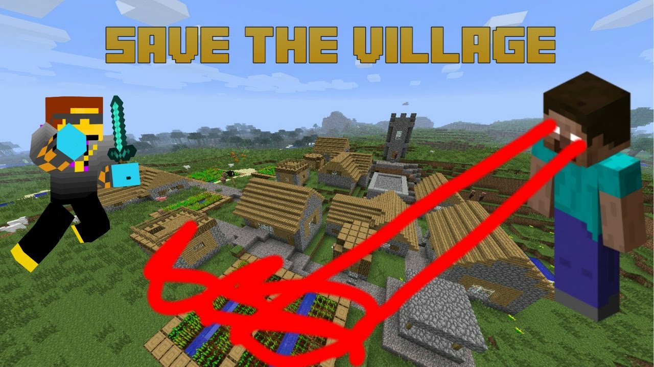 Hero of the Village! - Villager Trouble - Minecraft Custom Map - YouTube