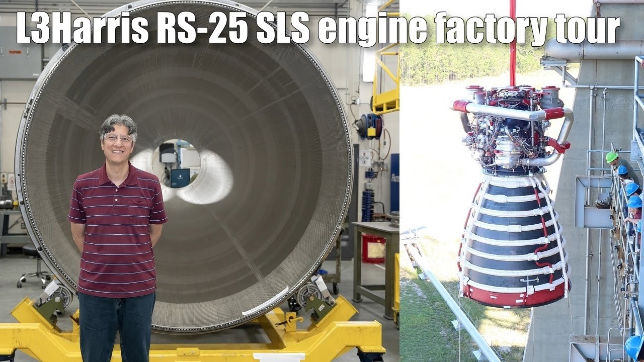 L3Harris RS-25 SLS engine factory tour and program update, supporting ...