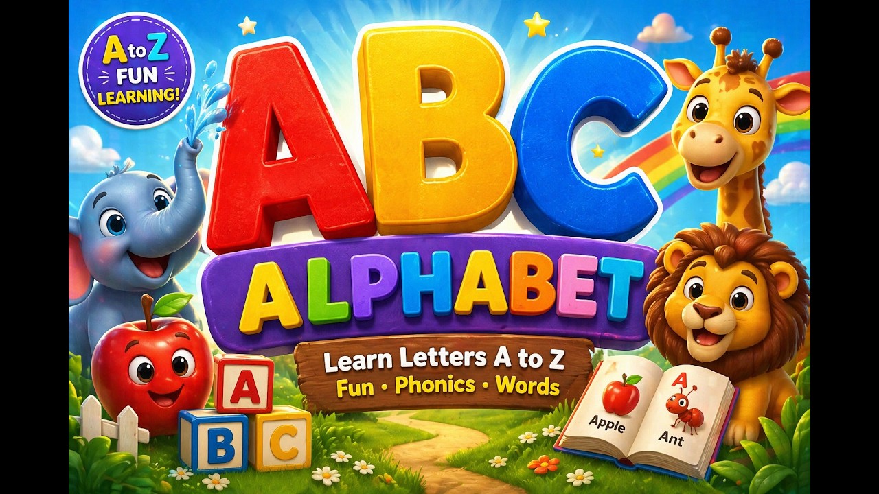 ABC Adventure! 🚀 Learn Alphabet A to Z with Fun Animations | Kids ...