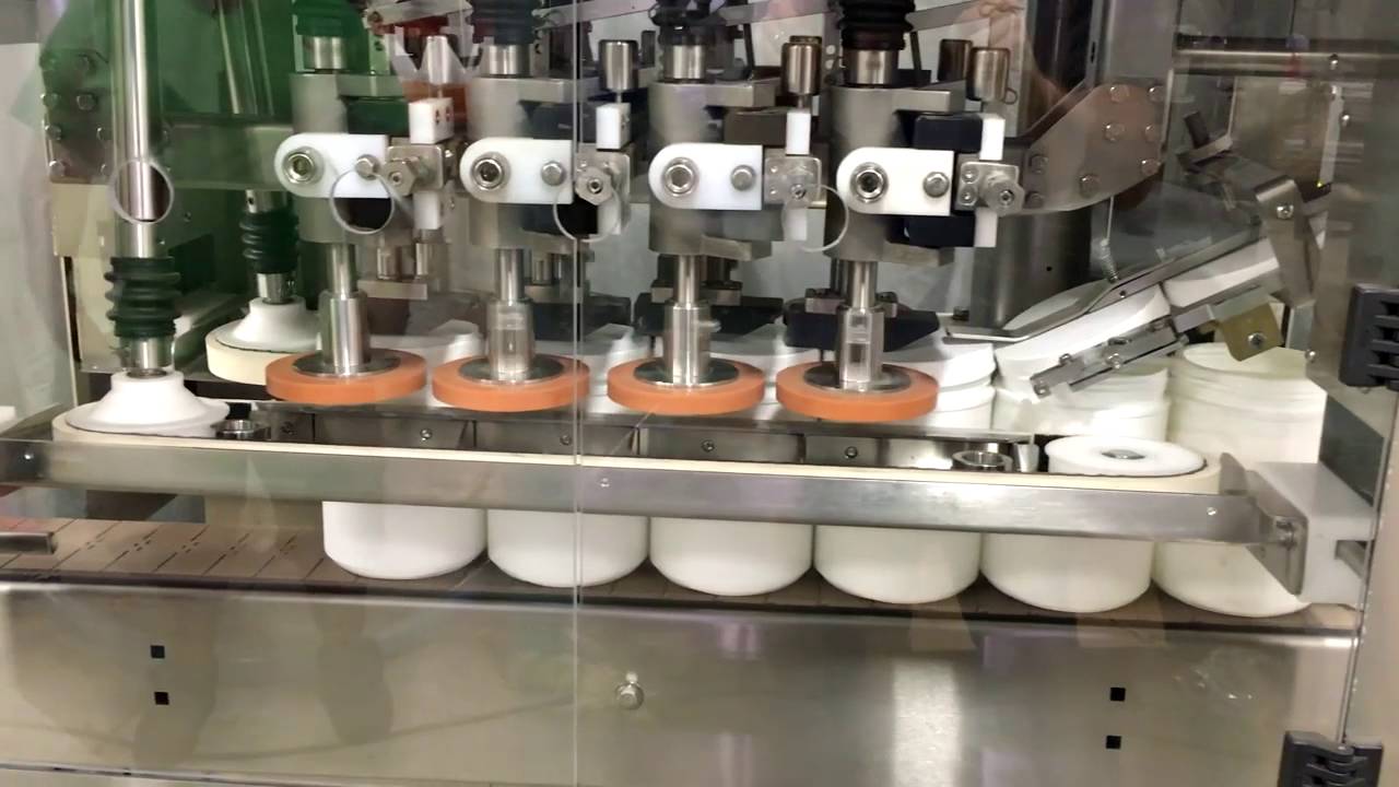 Automatic Inline Bottle Capping Machine Model Trucap-WFall, Right to ...