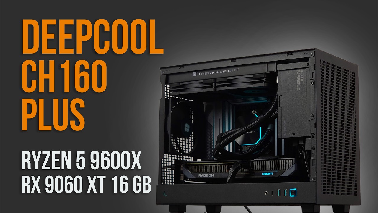 Deepcool CH160 Plus Compact mATX 2K Gaming PC Build | Ryzen 5 9600X ...