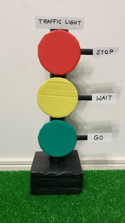 Traffic signal model for school project | How to make traffic light ...