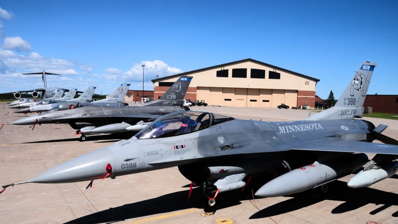American SEAD Specialist F-16CJ Block 50 Fighter Jets Deployed To The ...