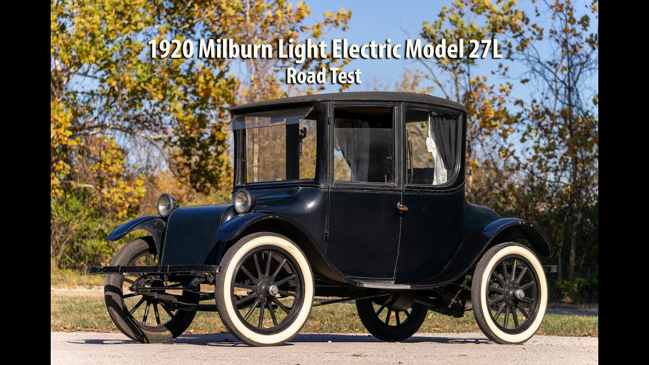 1920 Milburn Light Electric Model 27L - Road Test - YouTube