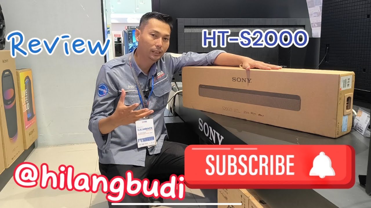 review Sound bar HT-2000 Dolby Atmos - YouTube