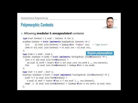 Compositional Programming (ECOOP 2021) - YouTube