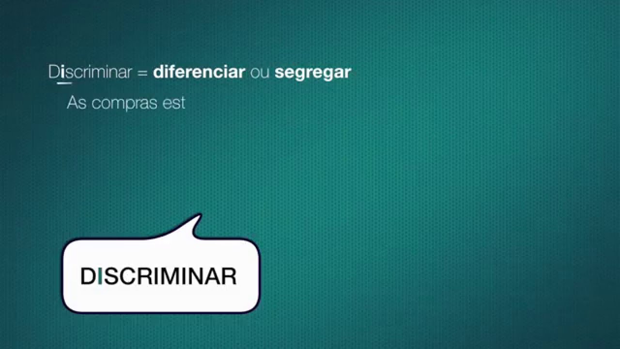 Discriminar ou Descriminar? - Dúvidas de Português - YouTube