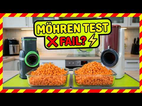 ❌Wer versagt beim Gemüse? ❌ ND Elektro vs. Nicer Dicer Elektro Pro im 9mm-Duell! ⚡