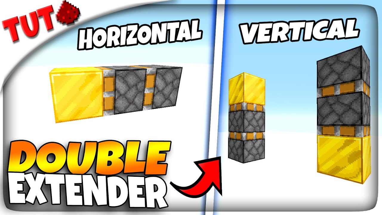 TUTO | DOUBLE EXTENDER Simple sur Minecraft 1.21+ ! [Minecraft Redstone ...