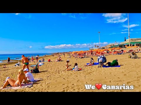 El Veril to Playa del Ingles Beach Gran Canaria | We ️Canarias - YouTube