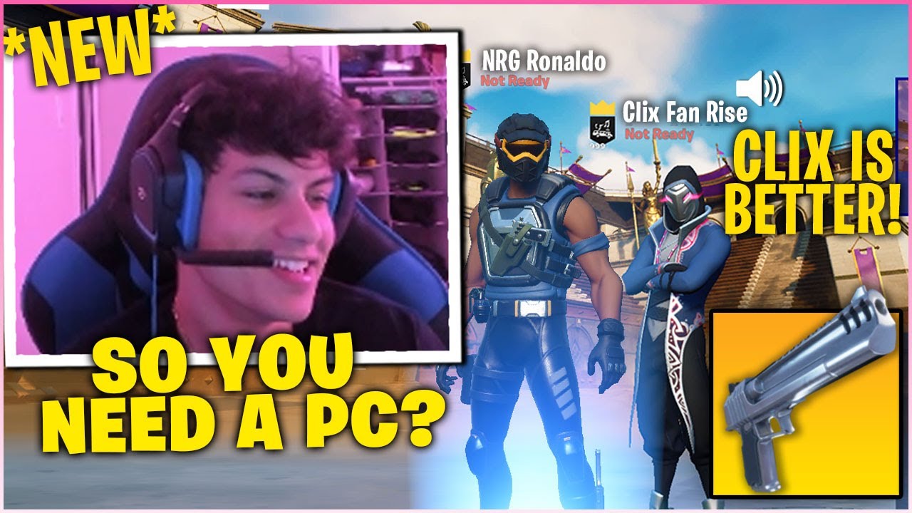 RONALDO Trolls CLIX Biggest FAN In SQUAD Fills & Reacts To The DEAGLE ...