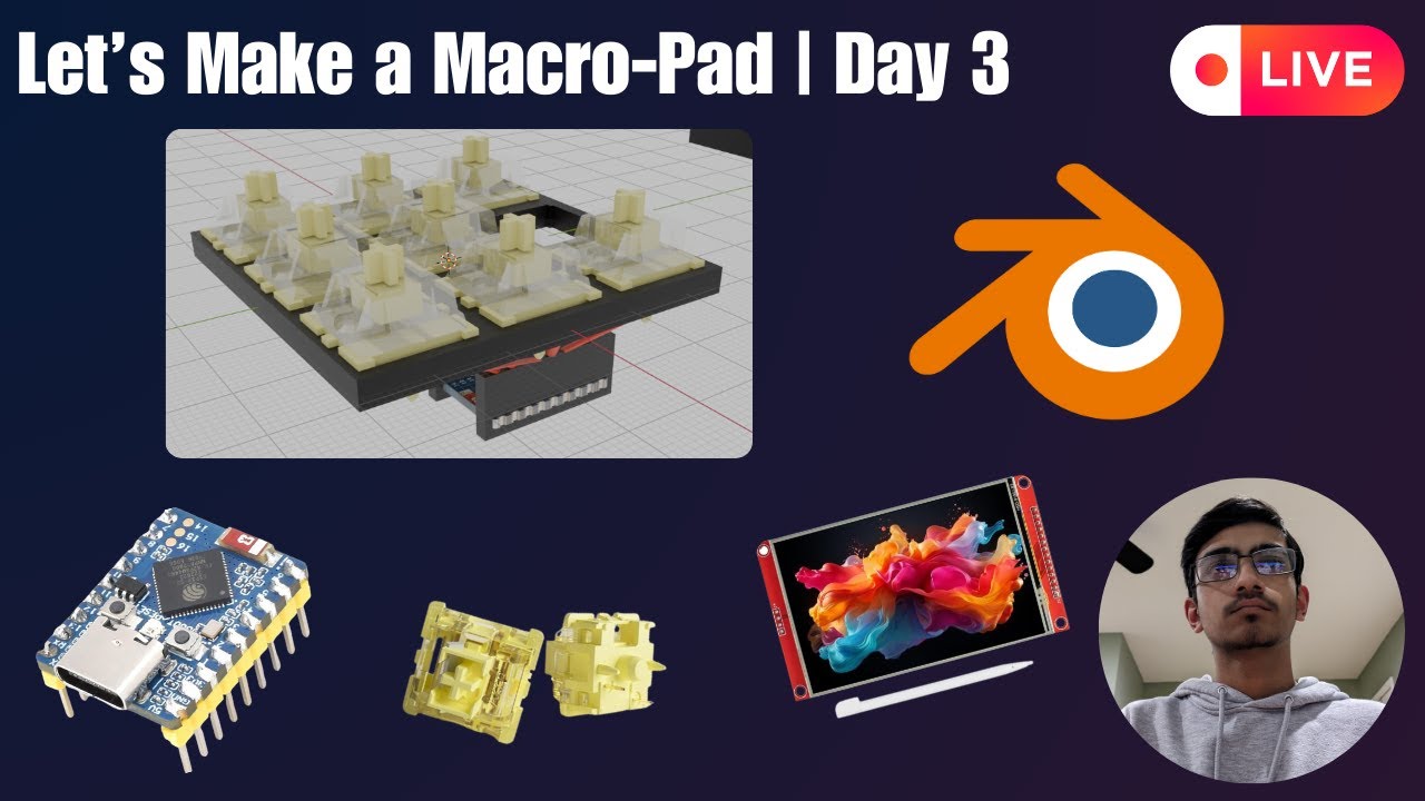 Design and Build a Macro-pad with me | Day 3 - YouTube