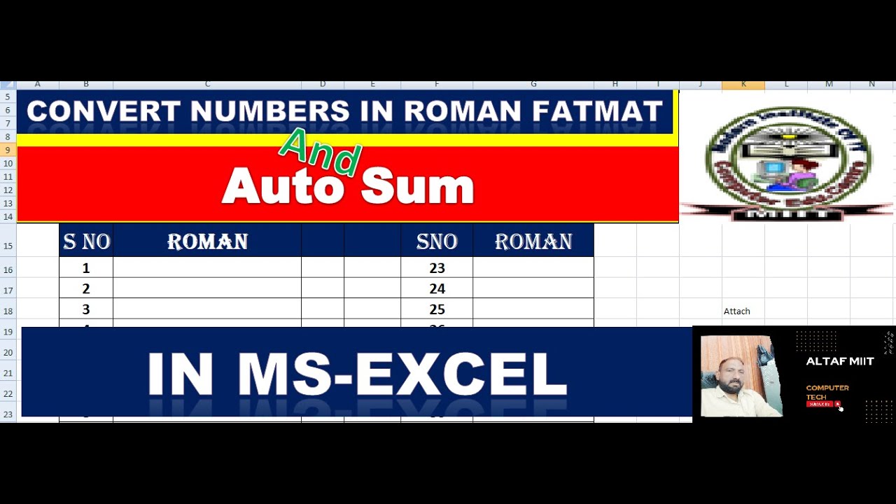 How To You Convert Numbers In Roman Farmat Add Auto Sum In Ms how-to-you-convert-numbers-in-roman-farmat-add-auto-sum-in-ms