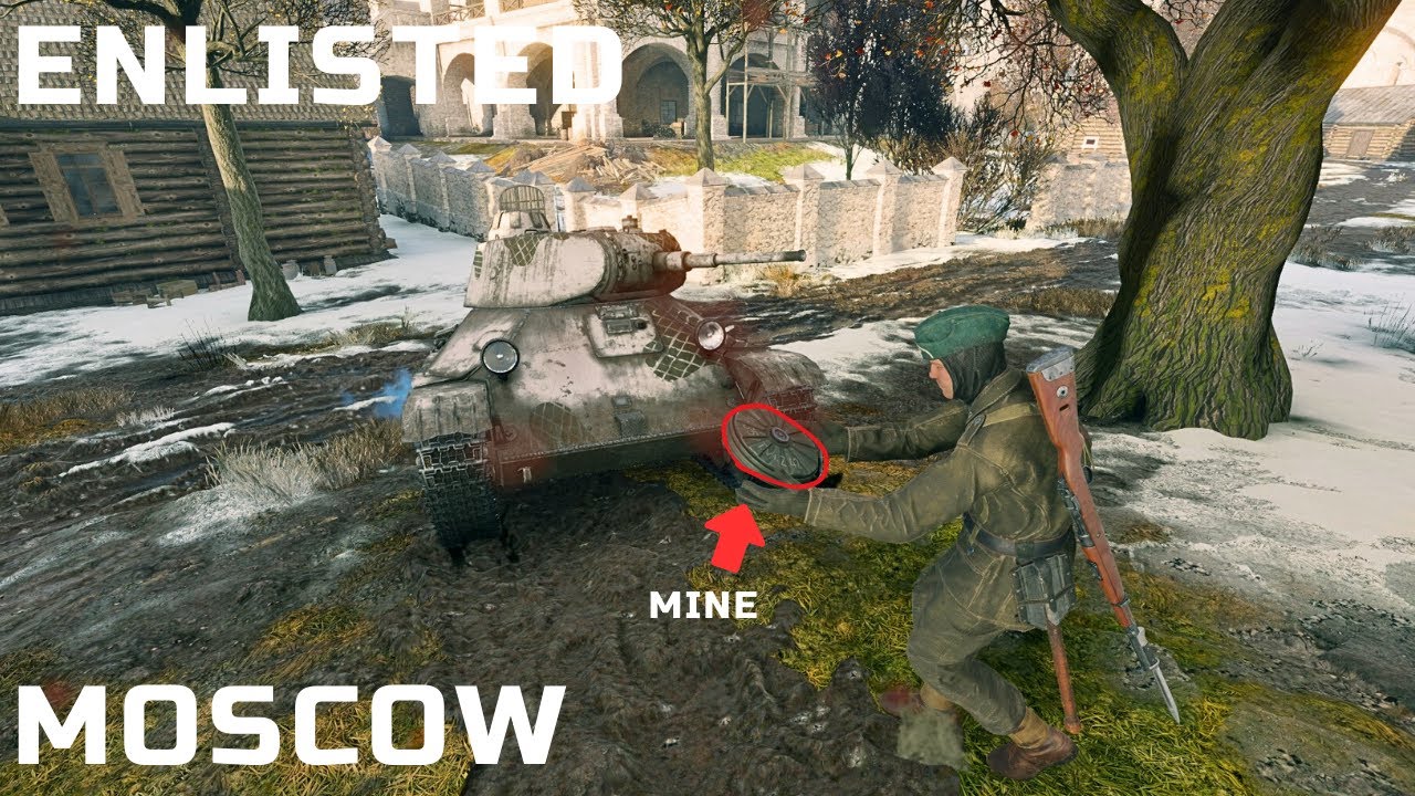 Enlisted gameplay: Battle for Moscow - Monastery | Энлистед: Битва за ...