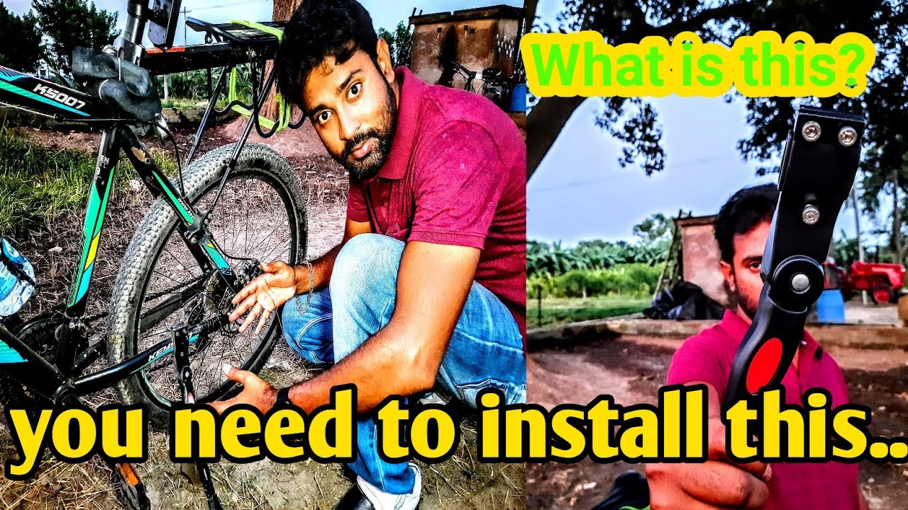 how to;install cycle stand|adjustable cycle stand|bicycle stand ...