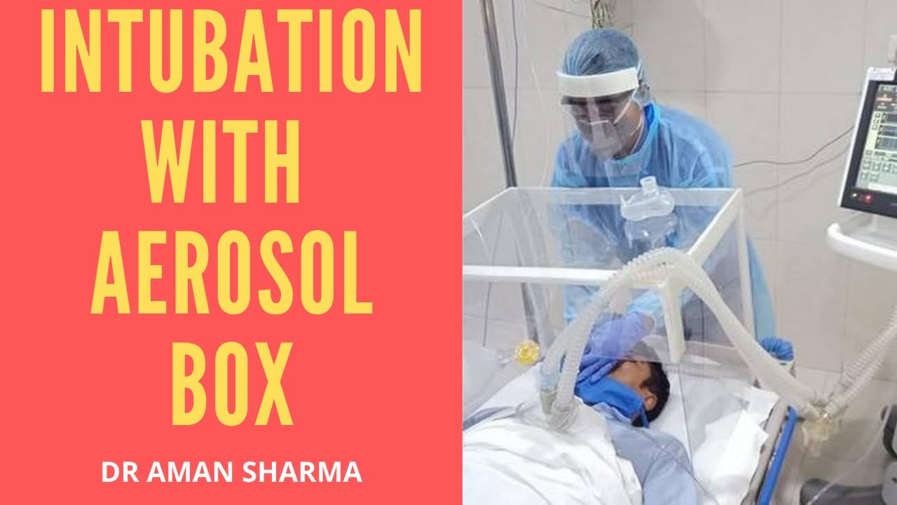 AEROSOL SHEILD BOX | Intubation of COVID patients | Safe Intubation ...