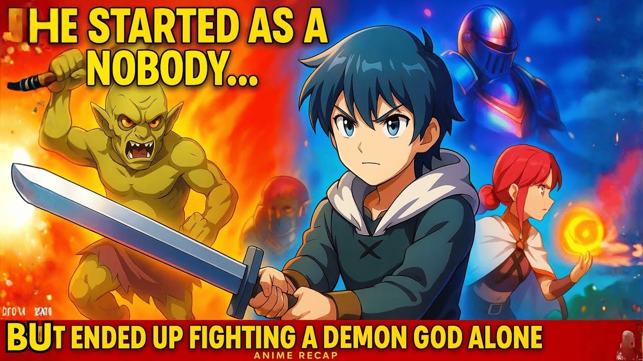 He Started as a Nobody… But Ended Up Fighting a Demon God ALONE | Anime ...
