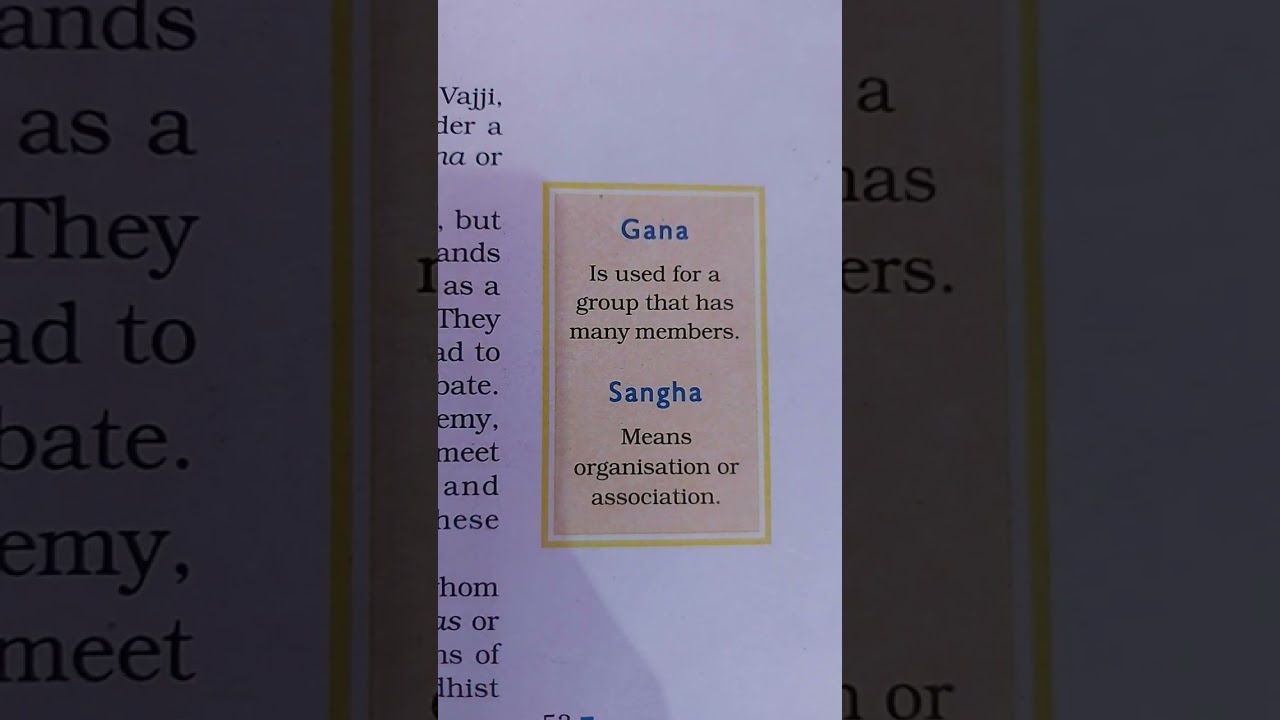 Gana & Sangha means - YouTube